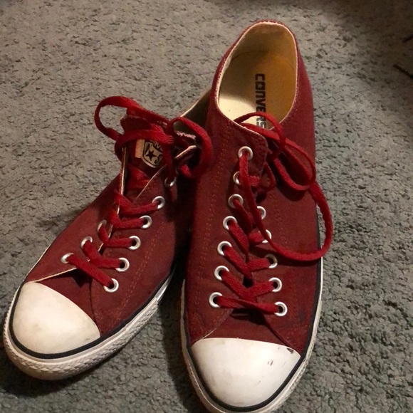 Converse | Shoes | Red Converse | Poshmark